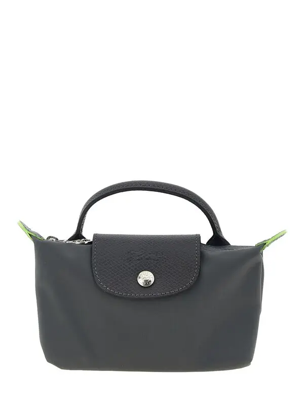 Longchamp Le Pliage Green Clutch Bag - Gray