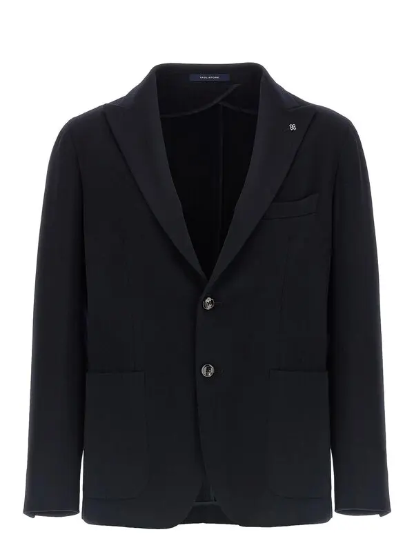 Tagliatore Cashmere Deconstructed Blazer - Blue