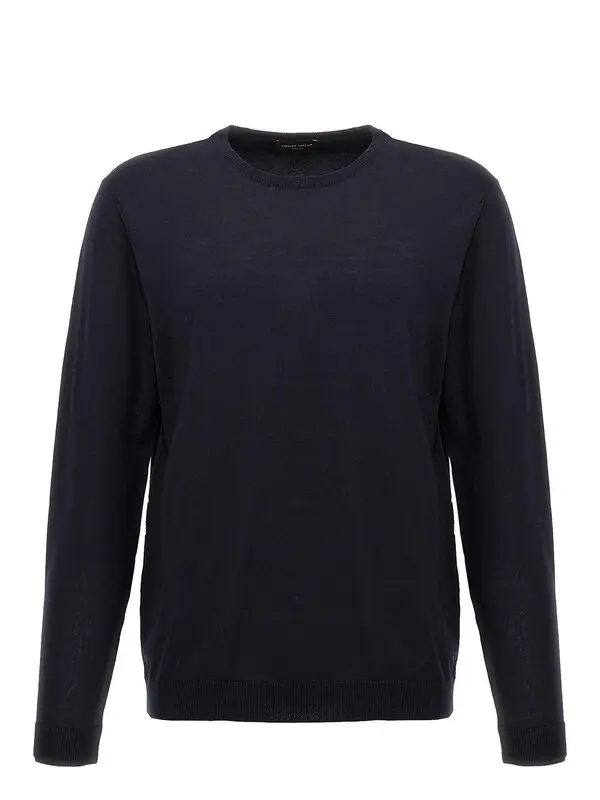 ROBERTO COLLINA Merino Wool Sweater - Blue