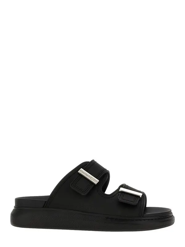 Alexander McQueen Rubber Sandals - Black