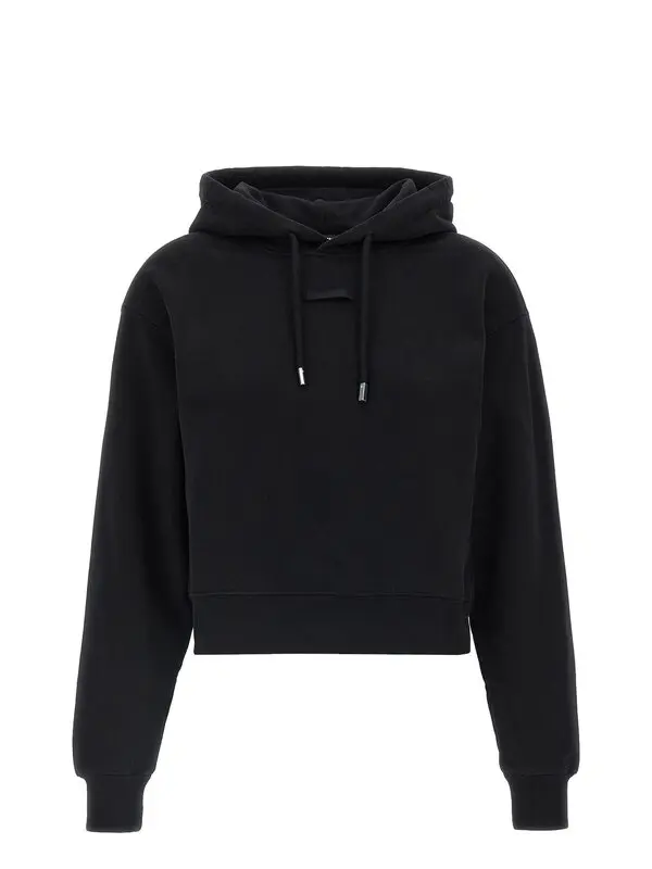 Jacquemus Le Hoodie Gros-grain Hoodie - Black