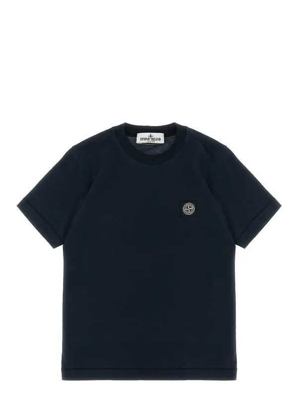 Stone Island Logo Patch T-shirt - Blue