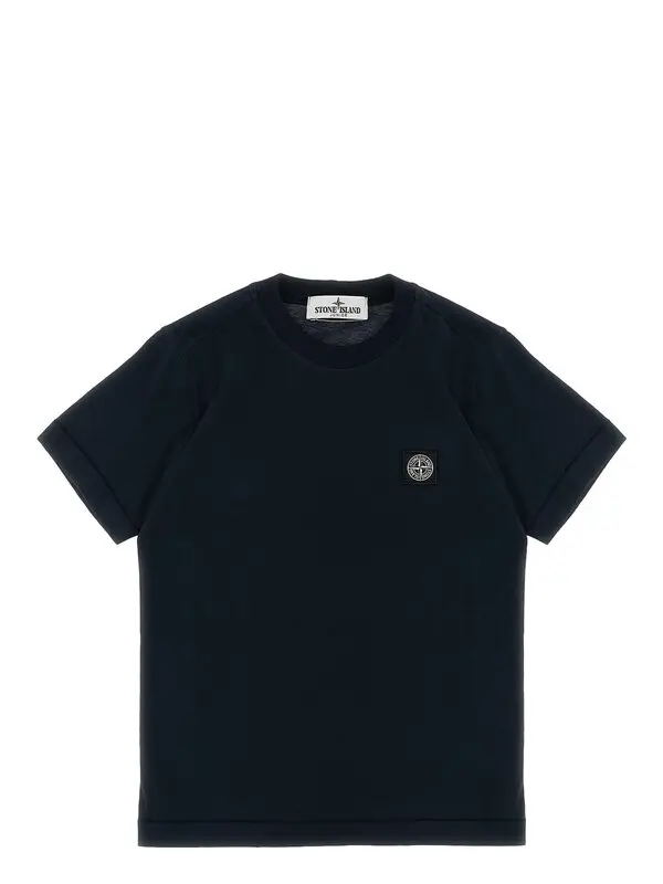 Stone Island Logo Patch T-shirt - Black