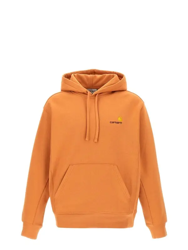 Carhartt Work In Progress American Script' Hoodie - Orange