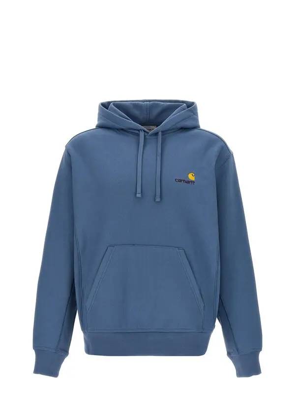 Carhartt Work In Progress American Script' Hoodie - Blue