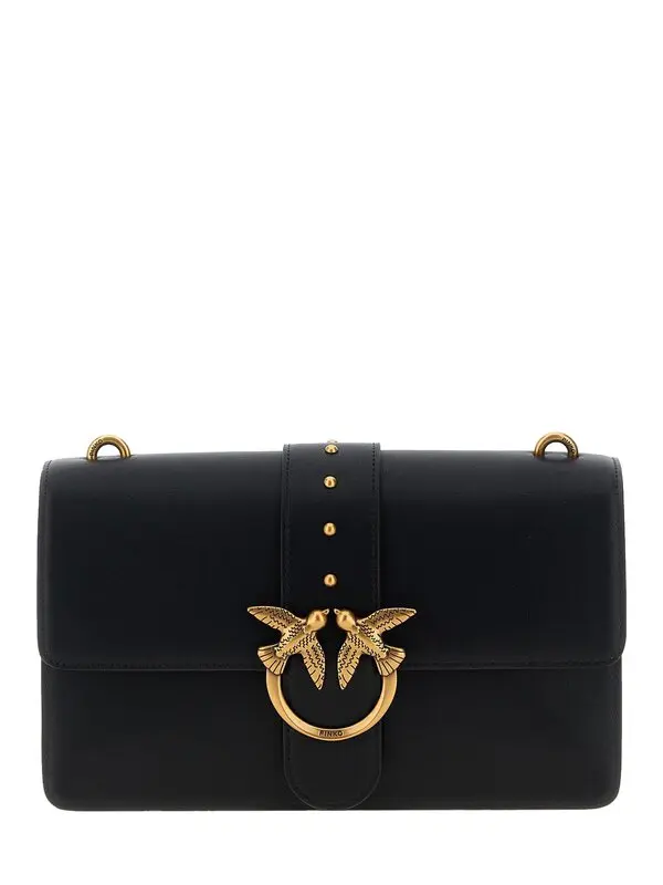 Pinko Love One Classic Crossbody Bag - Black