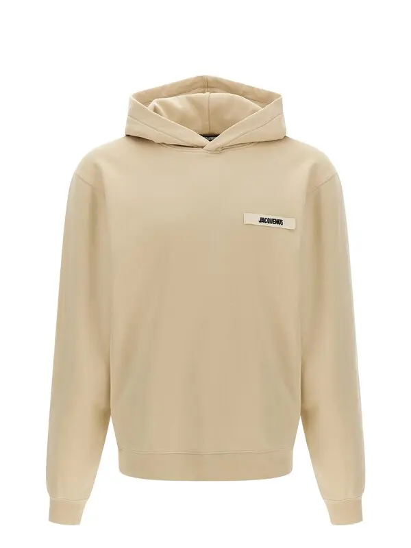 Jacquemus Le Hoodie Gros-grain - Beige