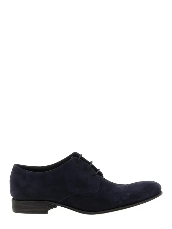 JULIAN Suede Lace Up Shoes - Blue