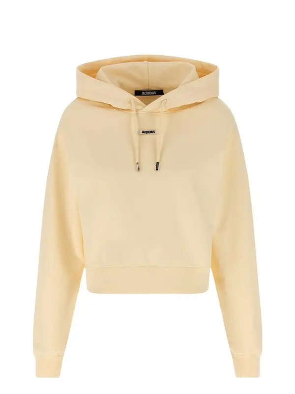 Jacquemus Le Hoodie Gros-grain Hoodie - Beige