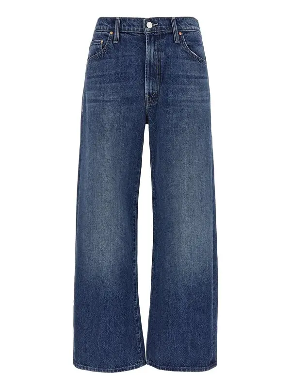 MOTHER The Dodger Ankle Rigid Denim Jeans - Blue