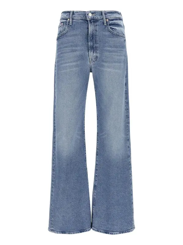 MOTHER The Lasso Sneak Denim Jeans - Light Blue