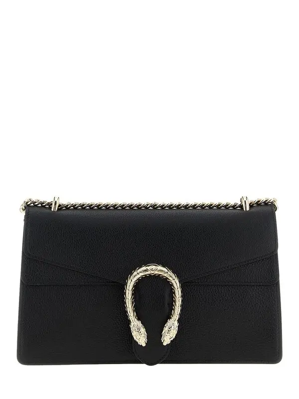 Gucci Dionysus' Medium Shoulder Bag - Black
