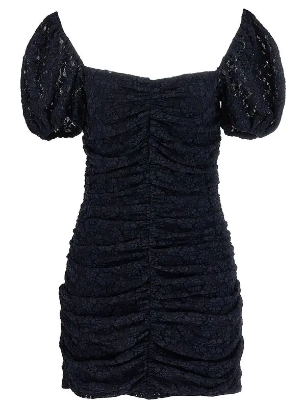 ROTATE BY BIRGER CHRISTENSEN Lace Mini Dress - Blue
