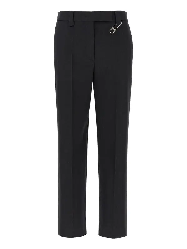 Prada Brooch Pants - Gray