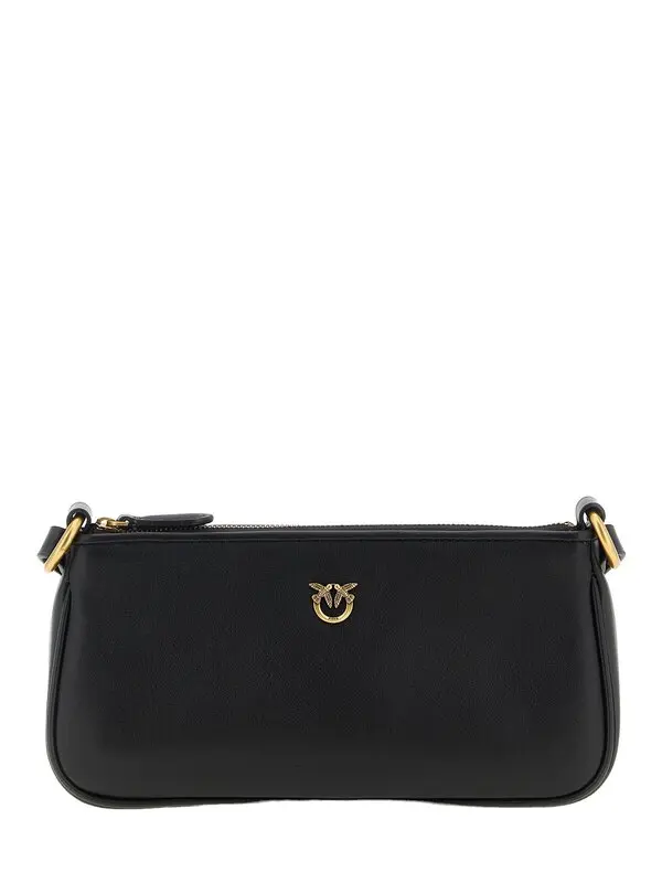 Pinko Half Moon' Mini Crossbody Bag - Black