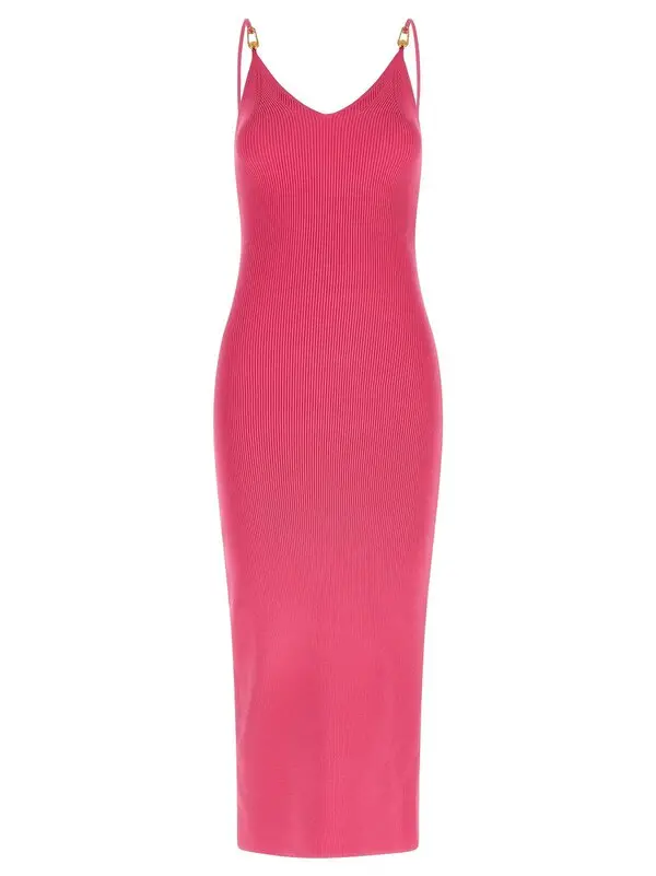 Versace Knit' Dress - Fuchsia