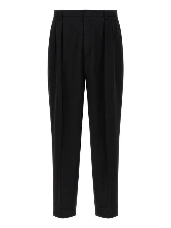 CELLAR DOOR Lucio Formal Trousers - Black