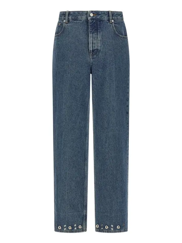 Valentino Garavani Boule Denim Jeans - Blue