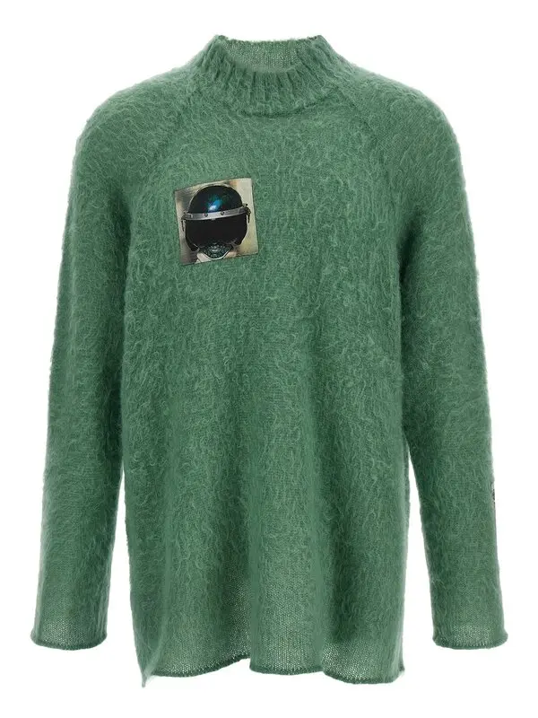 Undercover Uc2e4904-2 Mohair Blend Sweater - Green