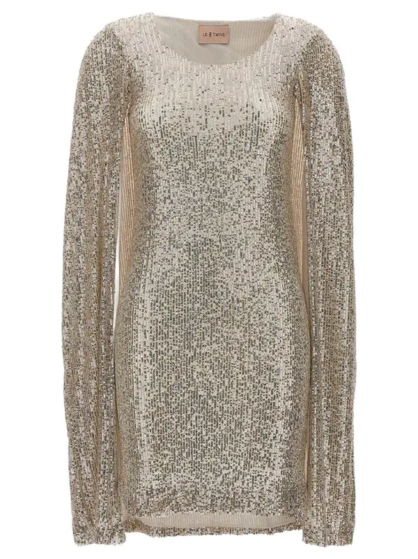 LE TWINS Villa Villa Dress - Silver
