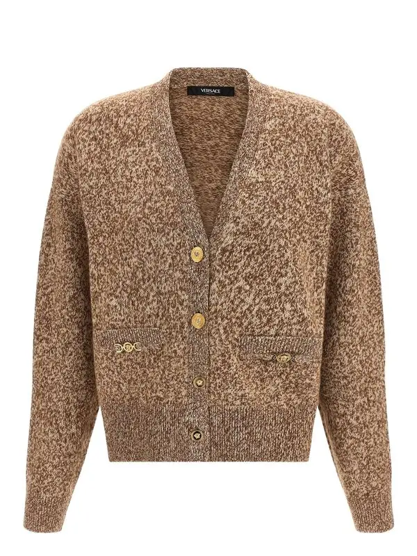 Versace Medusa '95 Button Cardigan - Beige