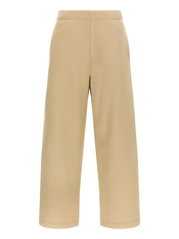 Max Mara Filovia Silk-blend Jersey Pants - Brown