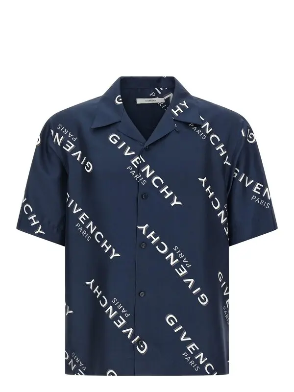 Givenchy Shadow' Shirt - Blue