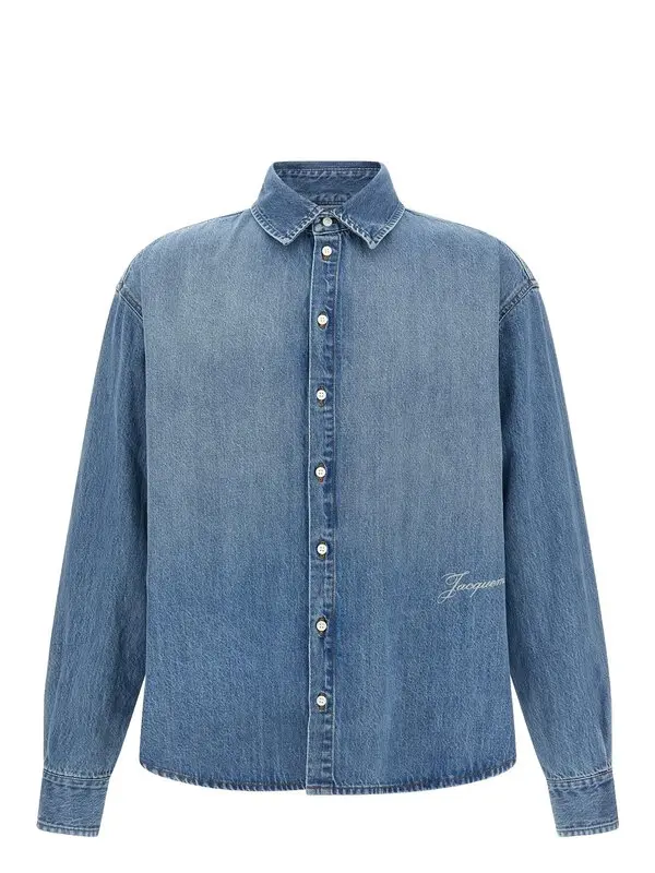 Jacquemus La Chemise De-nîmes Simon' Shirt - Blue