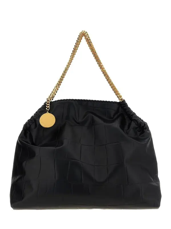 Stella McCartney Falabella Large Shopping Bag - Black
