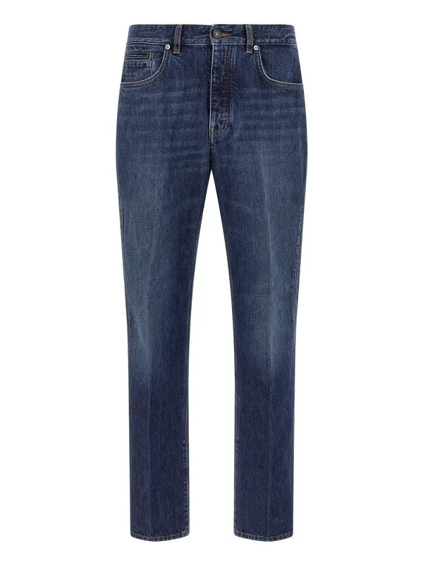 Givenchy Straight Leg Denim Jeans - Blue