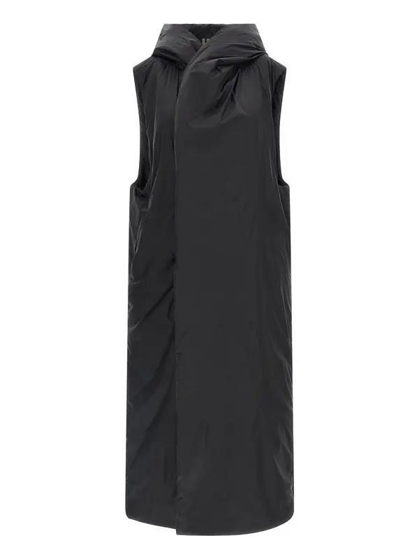 Rick Owens Padded Long Vest - Black