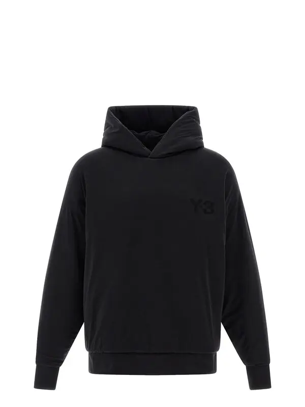 Y3 Padded Hoodie - Black