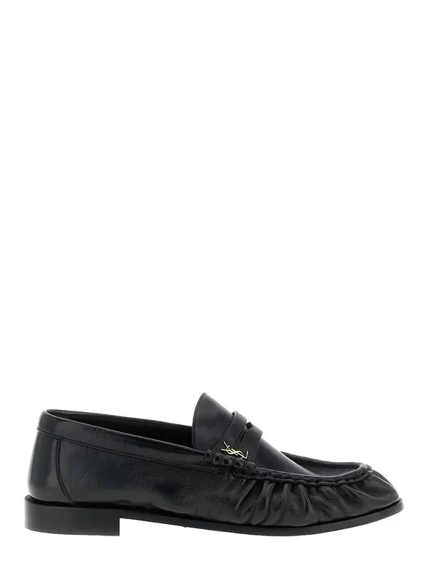 Saint Laurent Le Loafer In Lamb Leather - Black