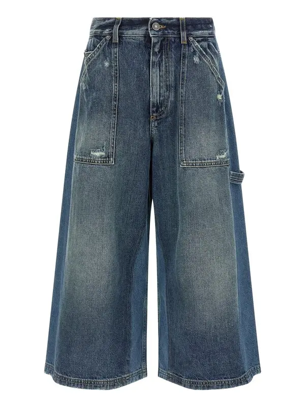 Dolce & Gabbana Denim Bermuda Shorts - Blue