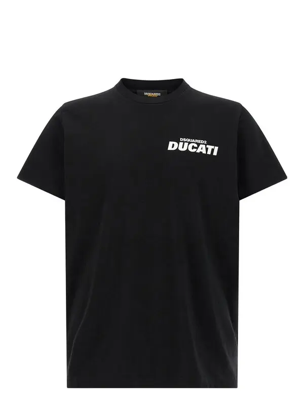 Dsquared2 T-shirt Capsule X Ducati - White/black