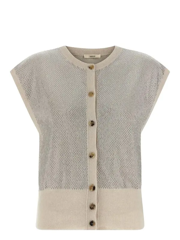 HAIKURE Kirby Virgin Wool Vest - Beige