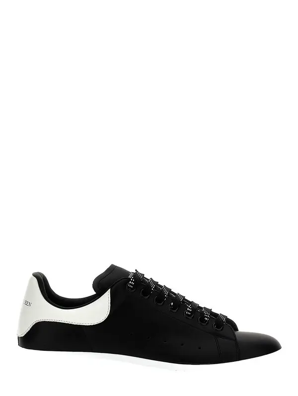 Alexander McQueen Larry Leather Sneakers - White/black