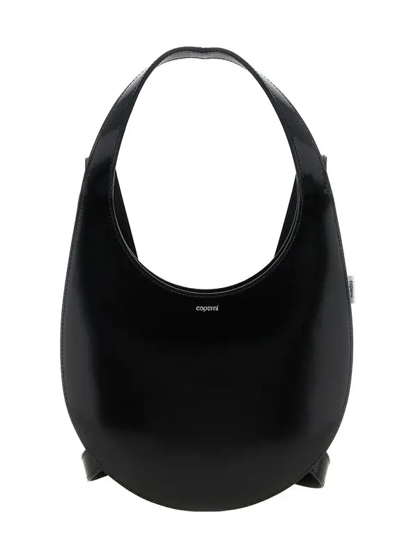Coperni Swipe Leather Backpack - Black