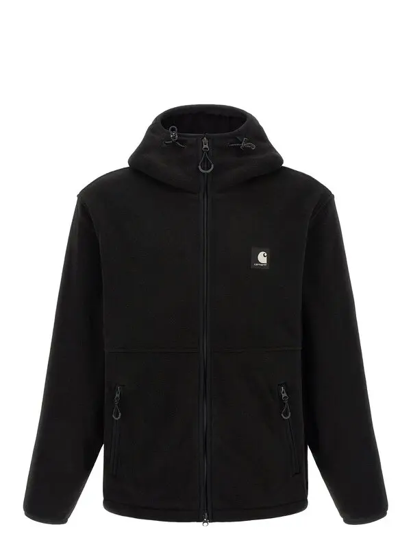 Carhartt Work In Progress Blevin Fleece Jacket With Hood - Black