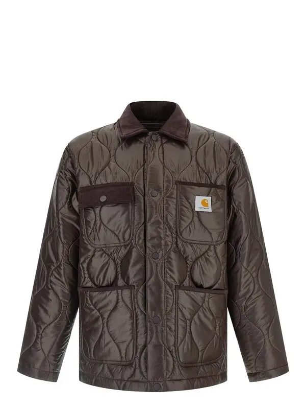 Carhartt Work In Progress Oscar Quilted Jacket - Brown