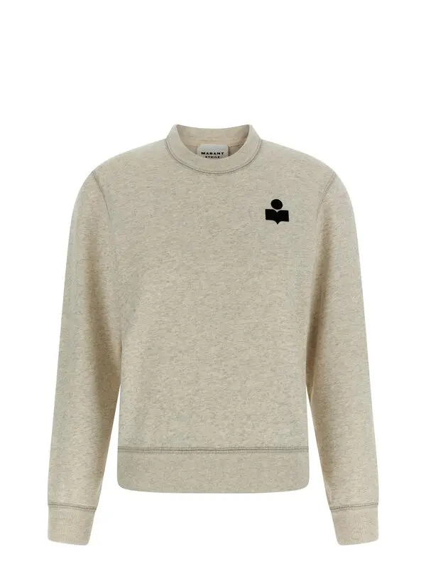 MARANT ETOILE Maurine Cotton-blend Sweatshirt - Gray