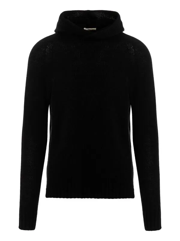 MA'RY'YA Hooded Sweater - Black