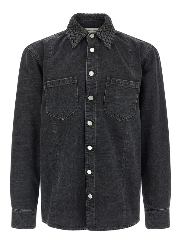 NAMACHEKO Gervis Braided' Shirt - Black