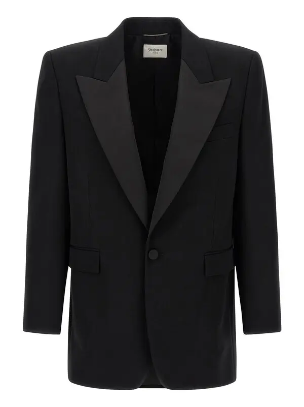 Saint Laurent Smoking' Blazer - Black