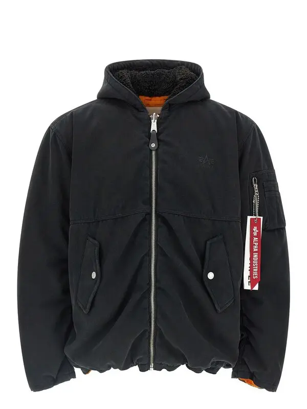 PURPLE BRAND Alpha Industries X Reversible Bomber Jacket - Multi