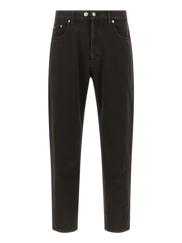 DEPARTMENT 5 Musso Cropped Bull Jeans - Black