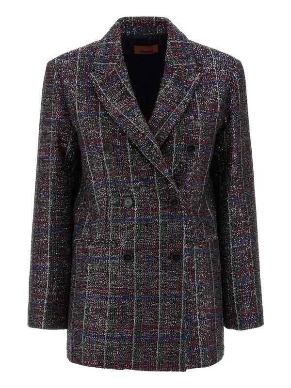 Missoni Sequin Tartan Blazer - Multi