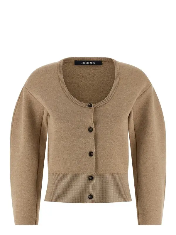 Jacquemus Le Gilet Doppio' Cardigan - Beige
