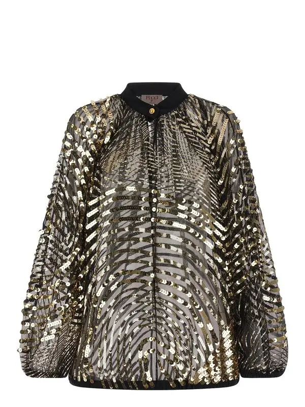 Emilio Pucci Iride Blouse - Black