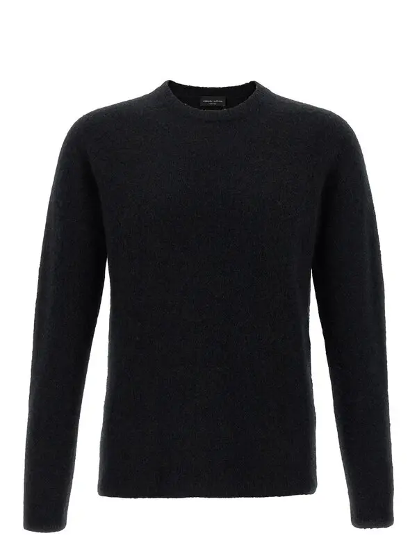 ROBERTO COLLINA Cashmere And Silk Blend Pullover - Black